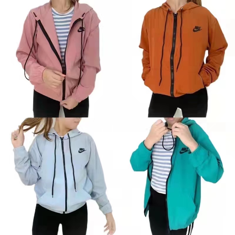TASLAN WINDBREAKER JACKET WITH ZIPPER & HOOD With SIZES Small to Large ...