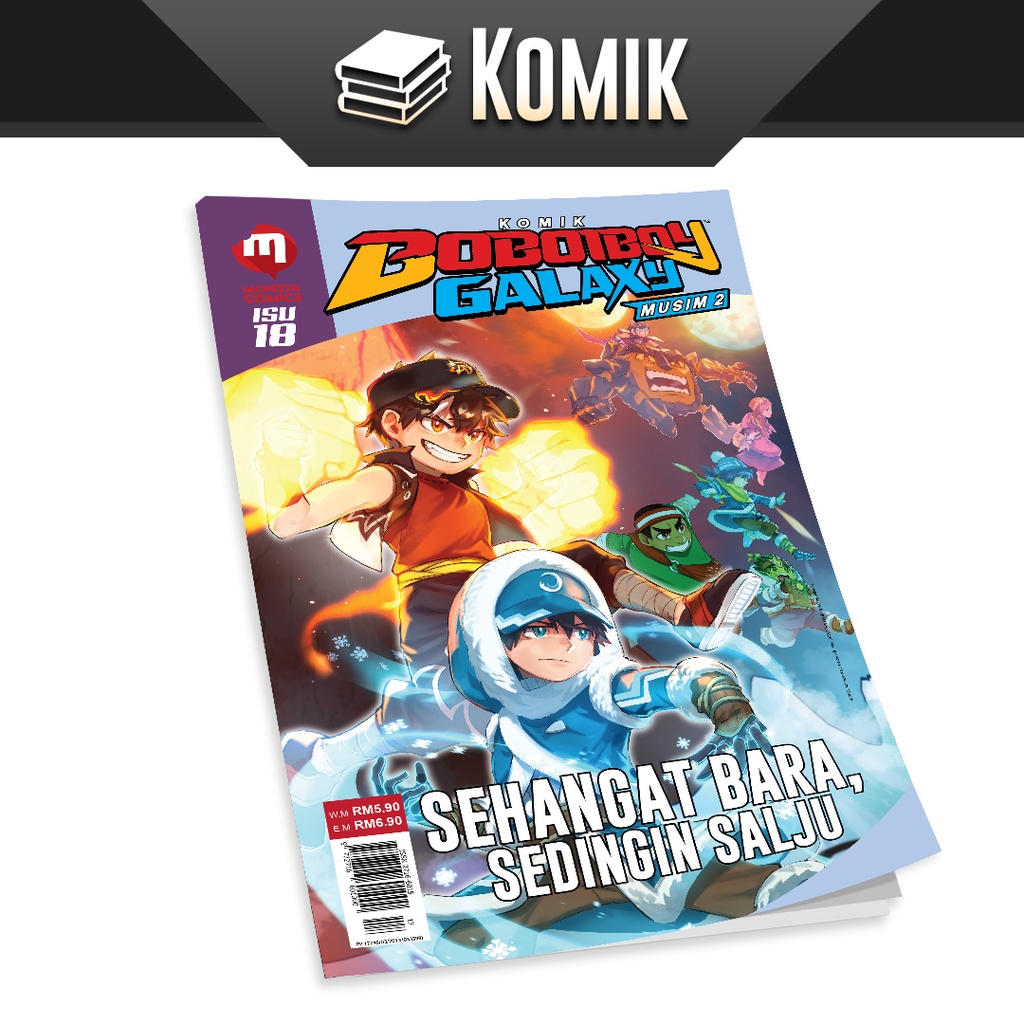 BoBoiBoy Galaxy Comic Season 2: Issues 18 “SHANGAT BARA, SNOW SEDINGIN ...