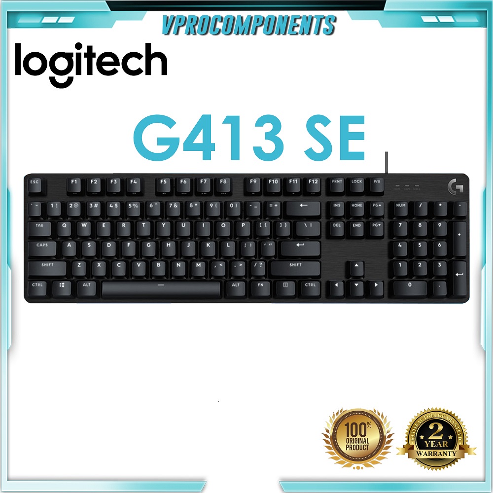 LOGITECH G413 SE MECHANICAL GAMING KEYBOARD | Shopee Philippines