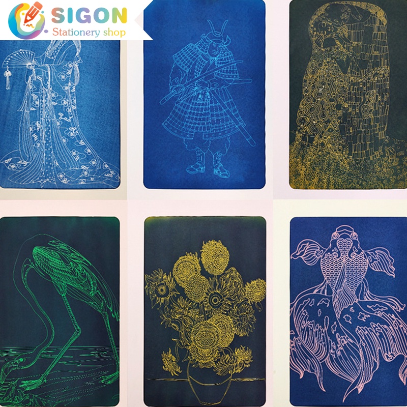 Cyanotype Paper Sun Art Paper Light and Shadow Sensitivity Is Suitable ...