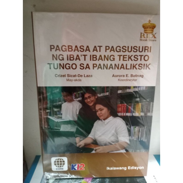 Pagbasa at Pagsusuri sa Ibat Ibang Teksto Tungo sa Pananaliksik ...