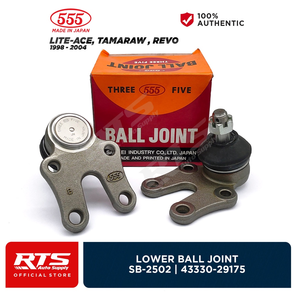 555 Sb-2502 Lower Ball Joint For Toyota Lite Ace / Tamarax / Revo 1985 ...
