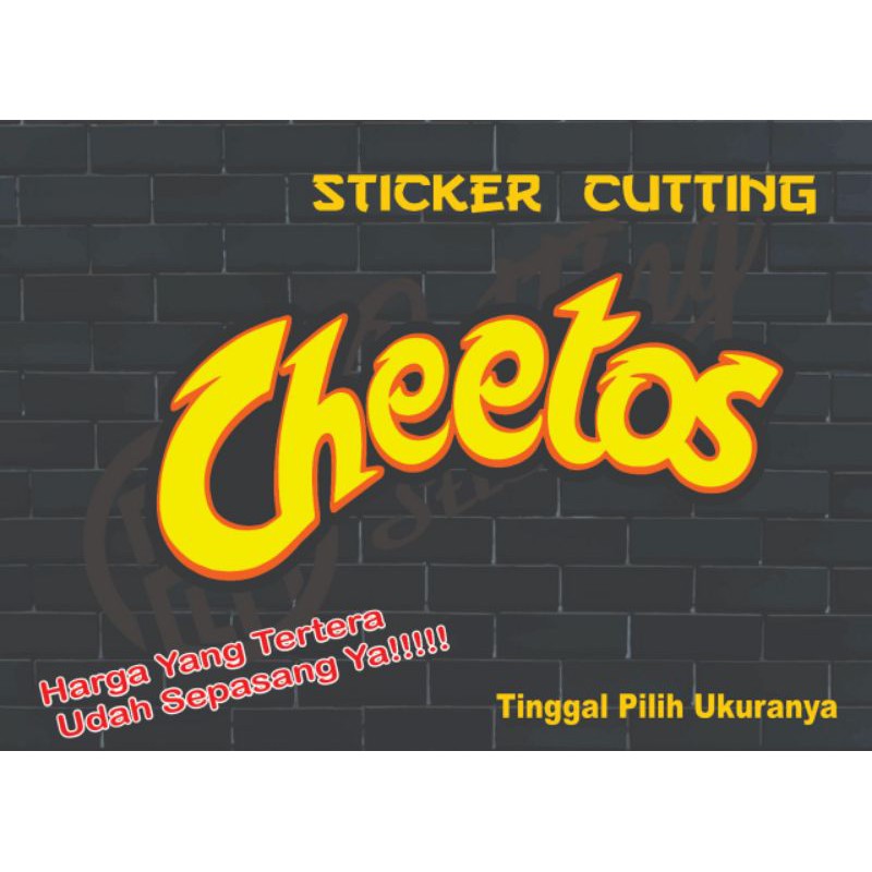 Sticker cutting Cheetos - sticker Motorcycle Buttonscarves, genio,pespa ...