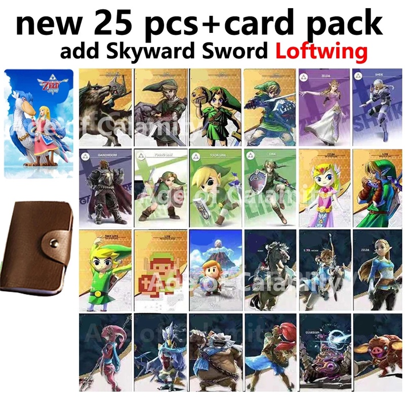 25 in 1 Good Quanity 25pcs Zeldaes Skyward Sworded Loftwing Switch NS ...