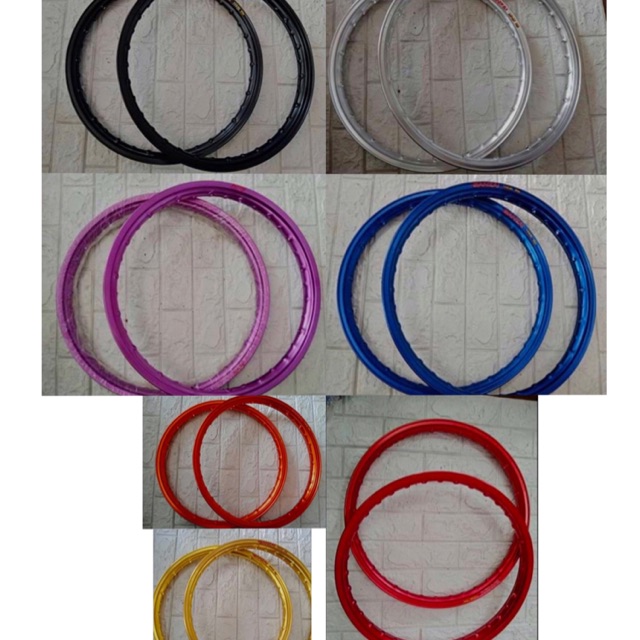 KRX Rim Pair Alloy 𝙨𝙞𝙯𝙚 ( 1.2x17) | Shopee Philippines