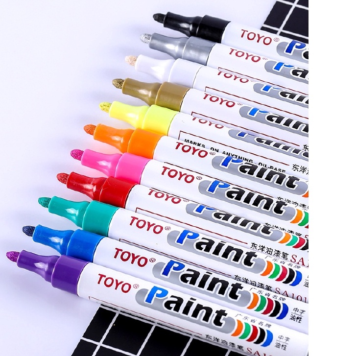 TOYO Multipurpose Multi Surface Waterproof UV Fade Resistance Permanent ...