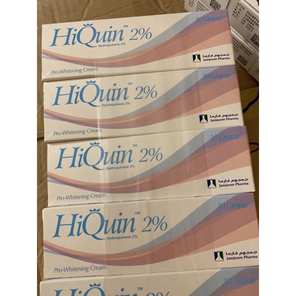 Hiquin Hydroquinone Pro Whitening 2% or 4% Cream 30grams | Shopee ...