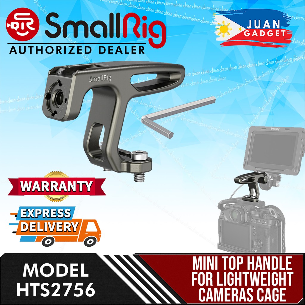 Smallrig HTS2756 Aluminum Mini Top Handle for Lightweight Cameras Cage ...