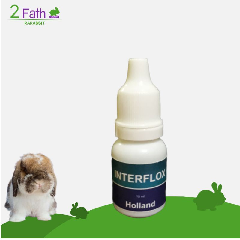 Interflox Oral repack 10ml flu Medicine Diarrhea Rabbit Cow Chicken ...