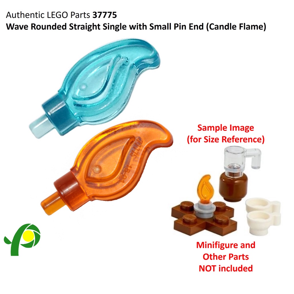 LEGO Parts 37775 Wave Rounded Candle Flame | Shopee Philippines