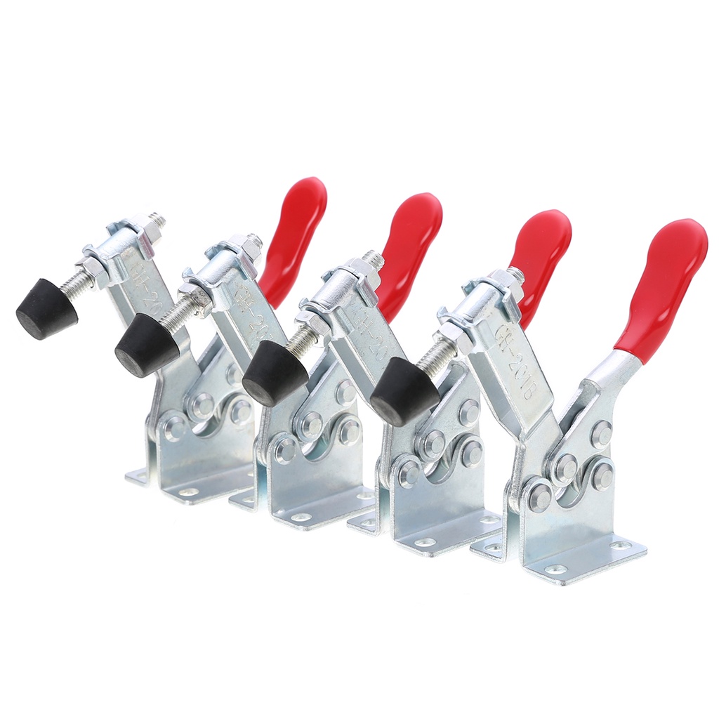 GH-201B Horizontal Toggle Clamp 90Kg 198Lbs Holding Capacity Quick ...