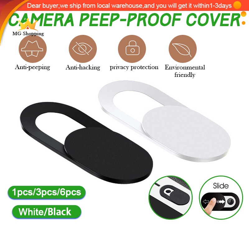 6Pcs Universal Webcam Cover Computer Pad Phone Camera Lens Privacy ...