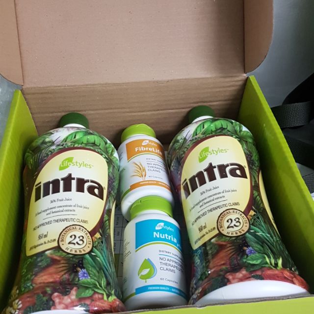 1 Intra Juice, Nutria Plus, fiberlife supplement by lifestyles | Shopee ...