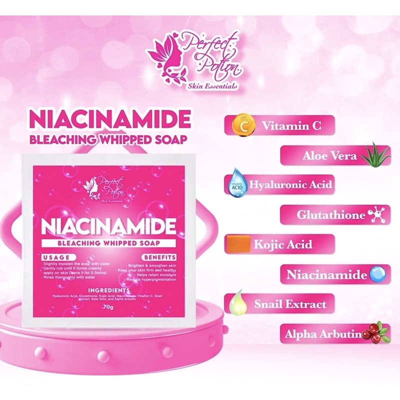 NIACINAMIDE BLEACHING WHIPPED SOAP | Shopee Philippines