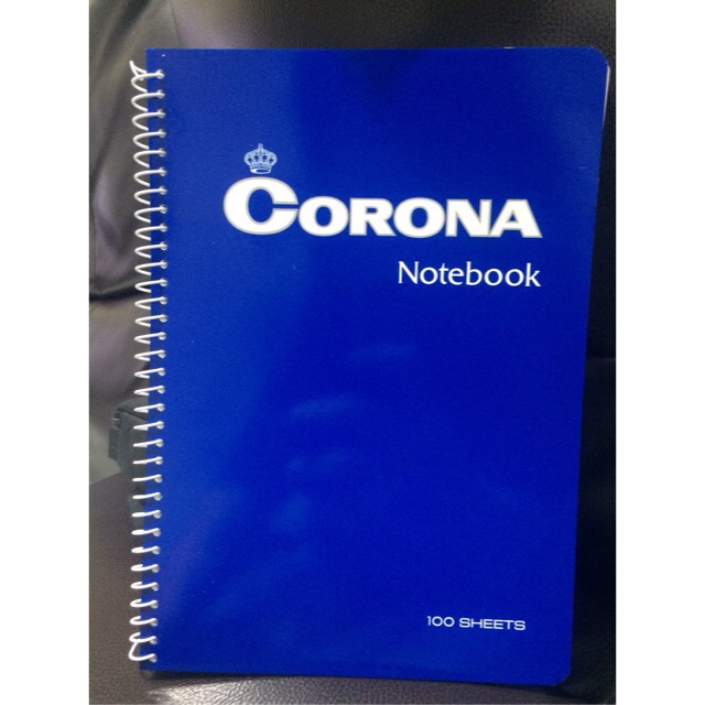 Corona spiral notebook 7 x 10” | Shopee Philippines