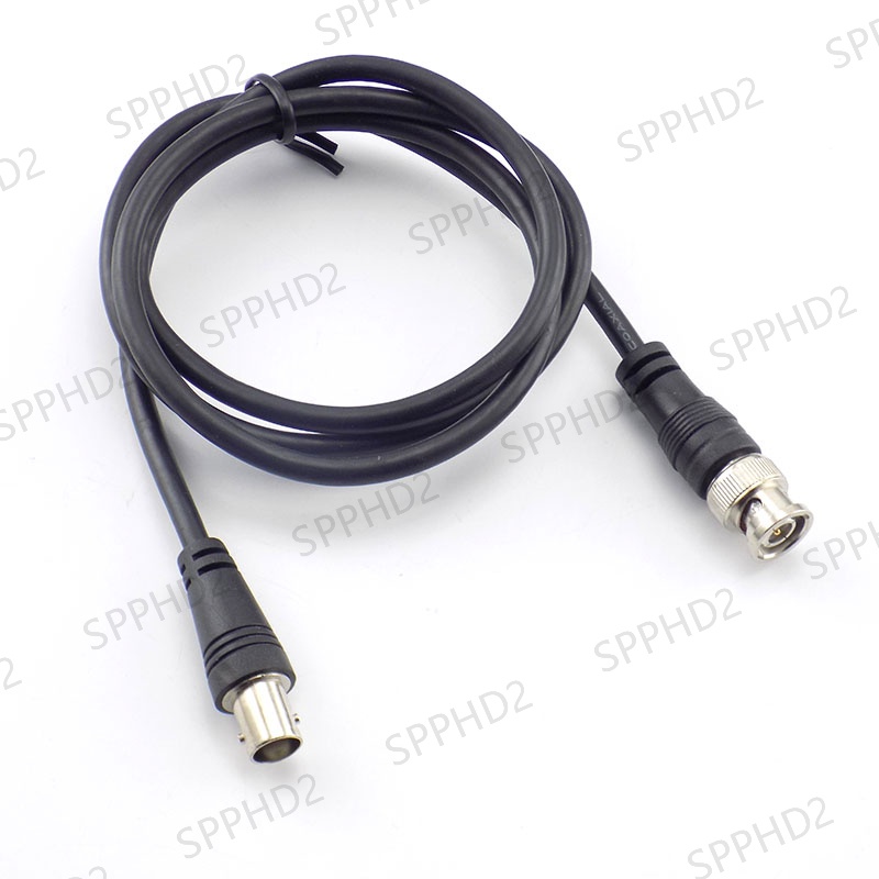 1M CCTV Extension Coaxial Line BNC Male to Female Plug Cable Connector Adapter for CCTV Camera ...