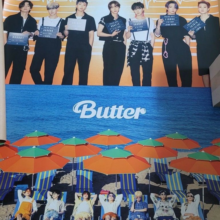 Combo 2 Genuine BTS Butter Posters With Containers | Shopee Philippines