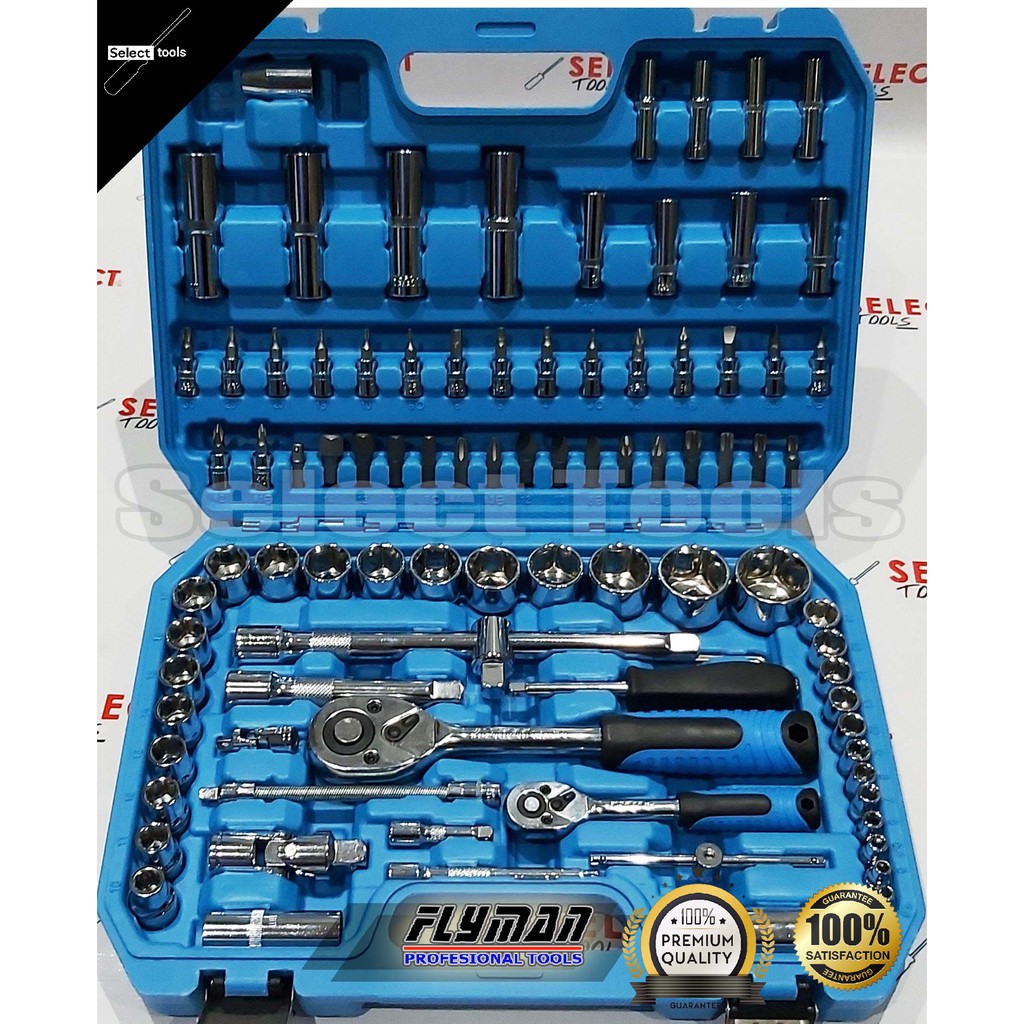 FLYMAN USA 94PCS SOCKET WRENCH SET | Shopee Philippines