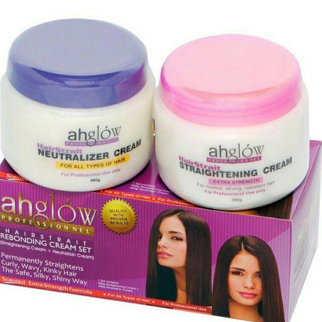 Ahglow Hair Rebonding Set 480g | Shopee Philippines