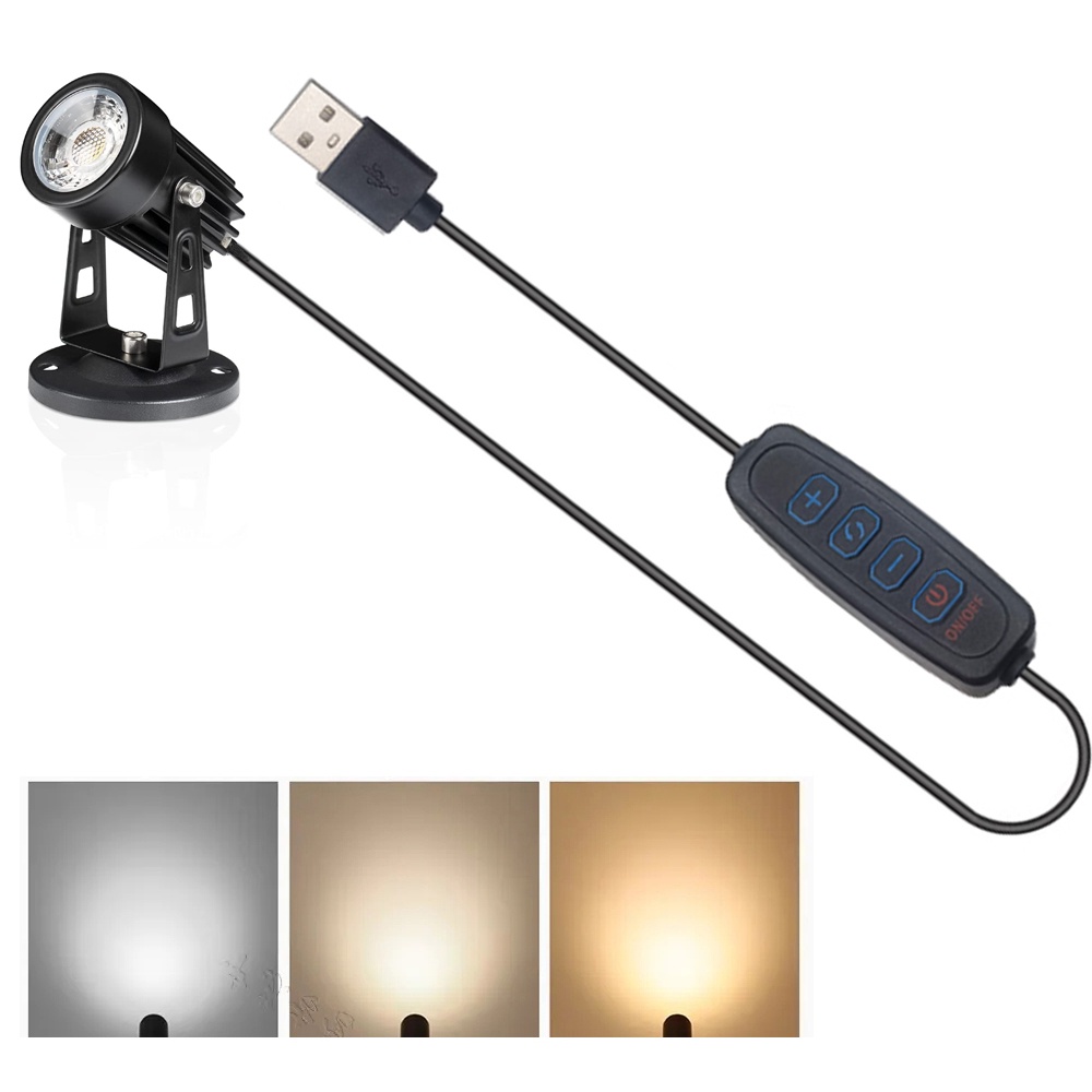 LED Spotlight for Indoor Plants or Panting Background Lighting White ...