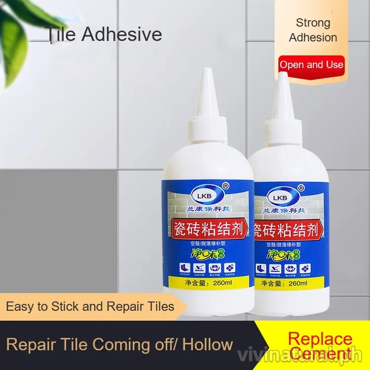 [Ready Stock] Tile Adhesives 260ml Sealer Grout Crack Filling Strong ...