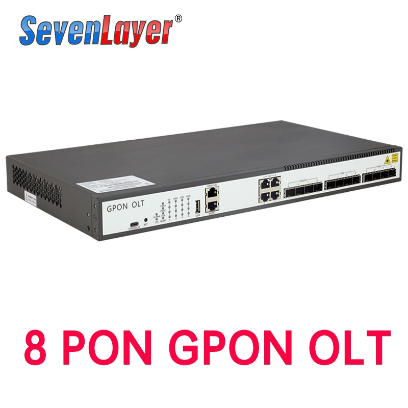 GPON OLT 8PON Ports FTTH CATV OLT Carrier-Grade High-Density Fiber ...