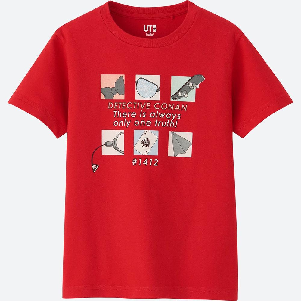 Uniqlo Detective Conan Casual Printed T-shirt | Shopee Philippines