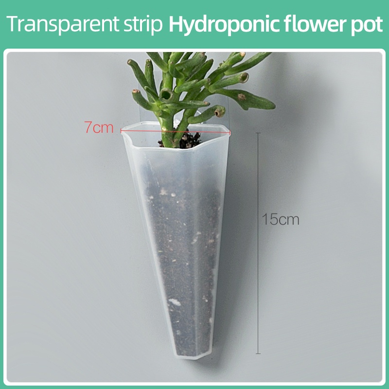 Wall Mounted Flower Vase Hanging Pots For Plants Green Dill Flower Pot ...