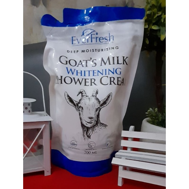 Everfresh Goat's Milk Whitening Shower Cream/Body Shampoo (IMPORT FRM ...