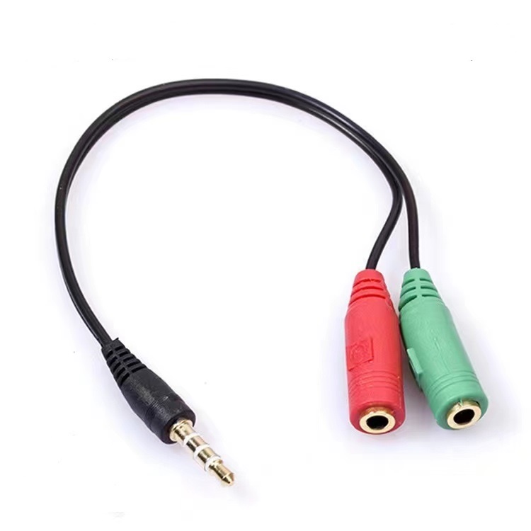 Headset Audio Splitter One Minute Two 3.5mm With Wheat 1 Minute 2 ...