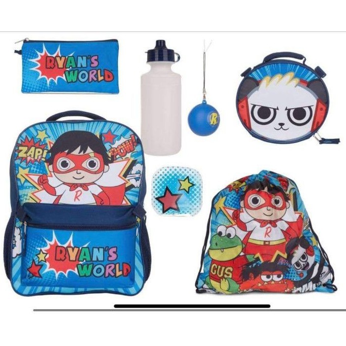 Ryan's World 16" Kids' Backpack Set - 7pc | Shopee Philippines