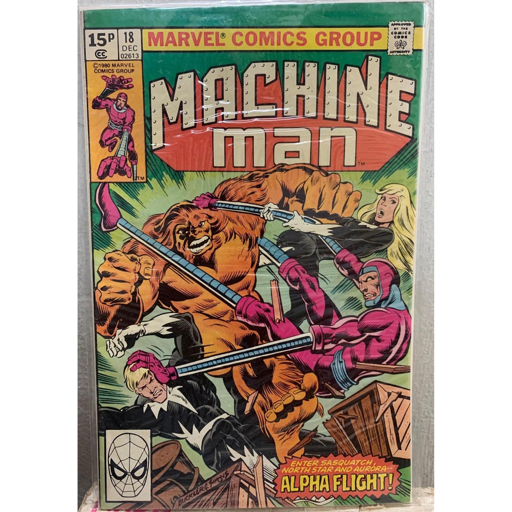 Marvel Comics: 1980 - Machine Man #18 - Price Variant | Shopee Philippines