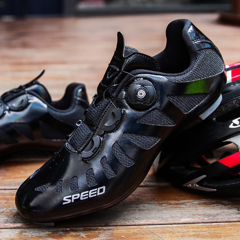 COD Road Bicycle Shoes Bike Shoes MTB Spin Cycling Shoes Mens with Quick Lace Self-Locking ...