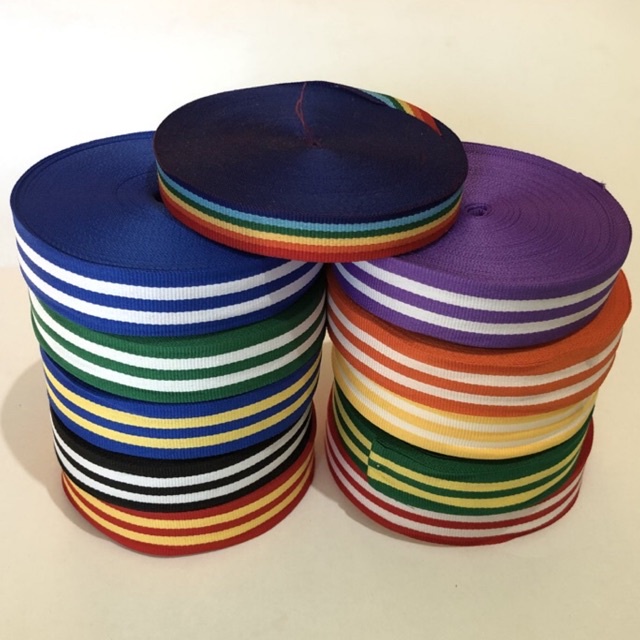 Rope for medals/medal webbing rope/medal rope per roll | Shopee Philippines