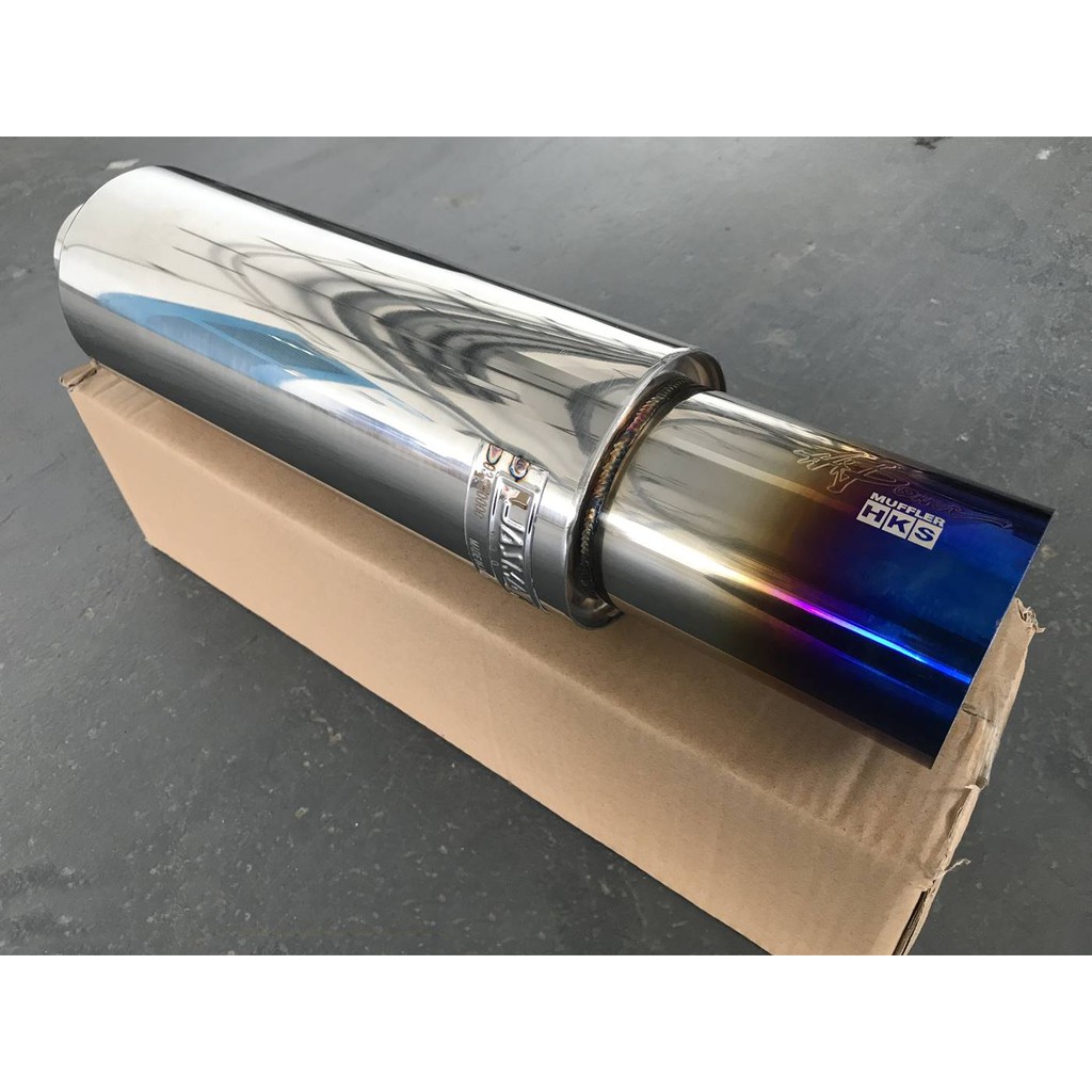 HKS Power Muffler Burnt tip Type 1 | Shopee Philippines