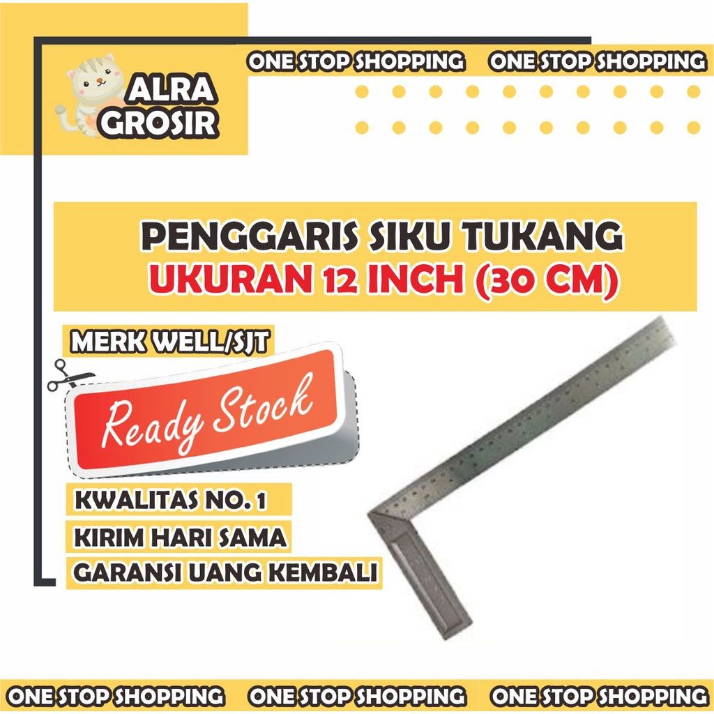 SIKU Pasekon Black Elbow Ruler 30cm 12inch Prc Elbow 12in/engineering ...