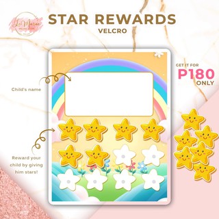 STARS REWARDS FOR ONLINE TEACHERS Reward Chart Velcro Chart Busy Book ...