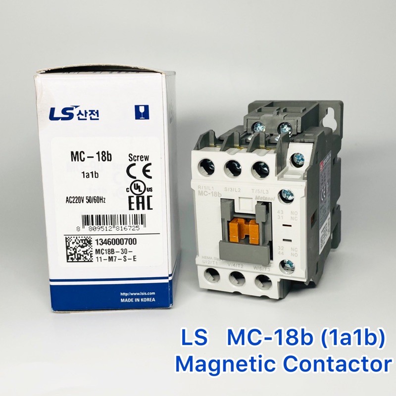 LS MC18b Magnetic Contactor 220V AC Made in Taiwan | Shopee Philippines
