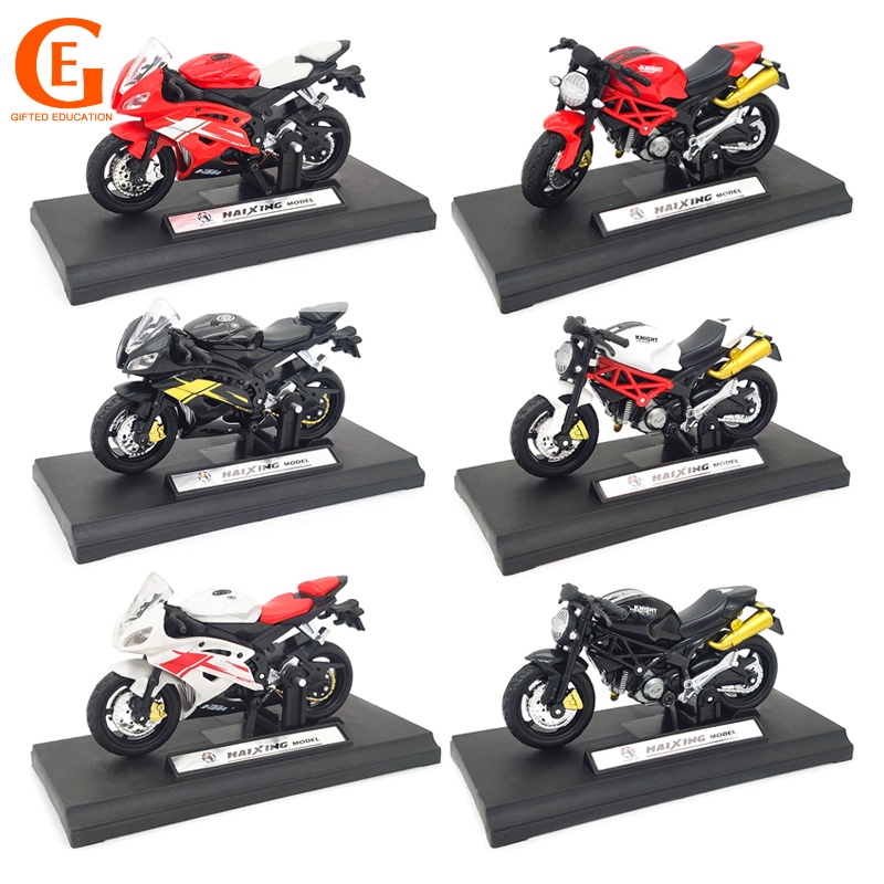 1:18 Scale Ducati Yamaha Motorcycle Model Toy Alloy Sport Racing ...