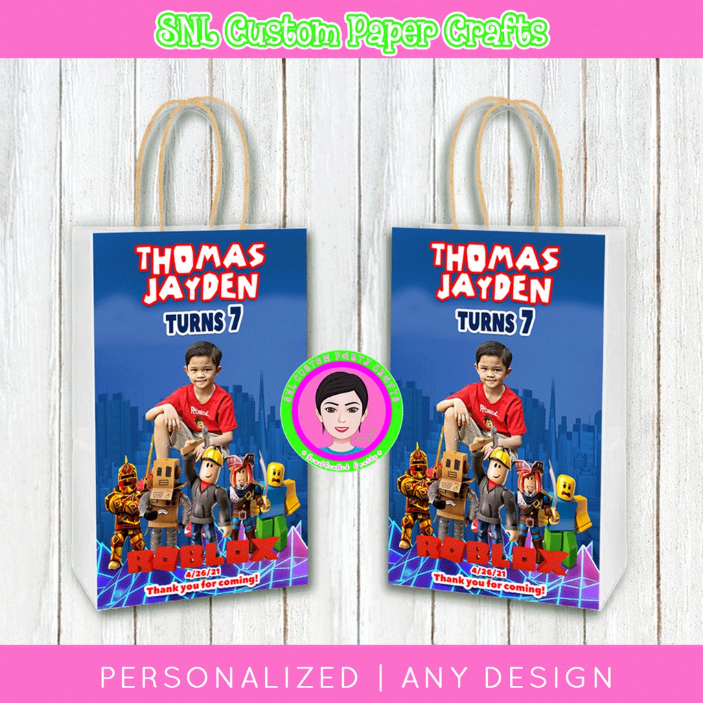 Roblox Loot bag Customized Personalized 10PCS Min Order | Shopee ...