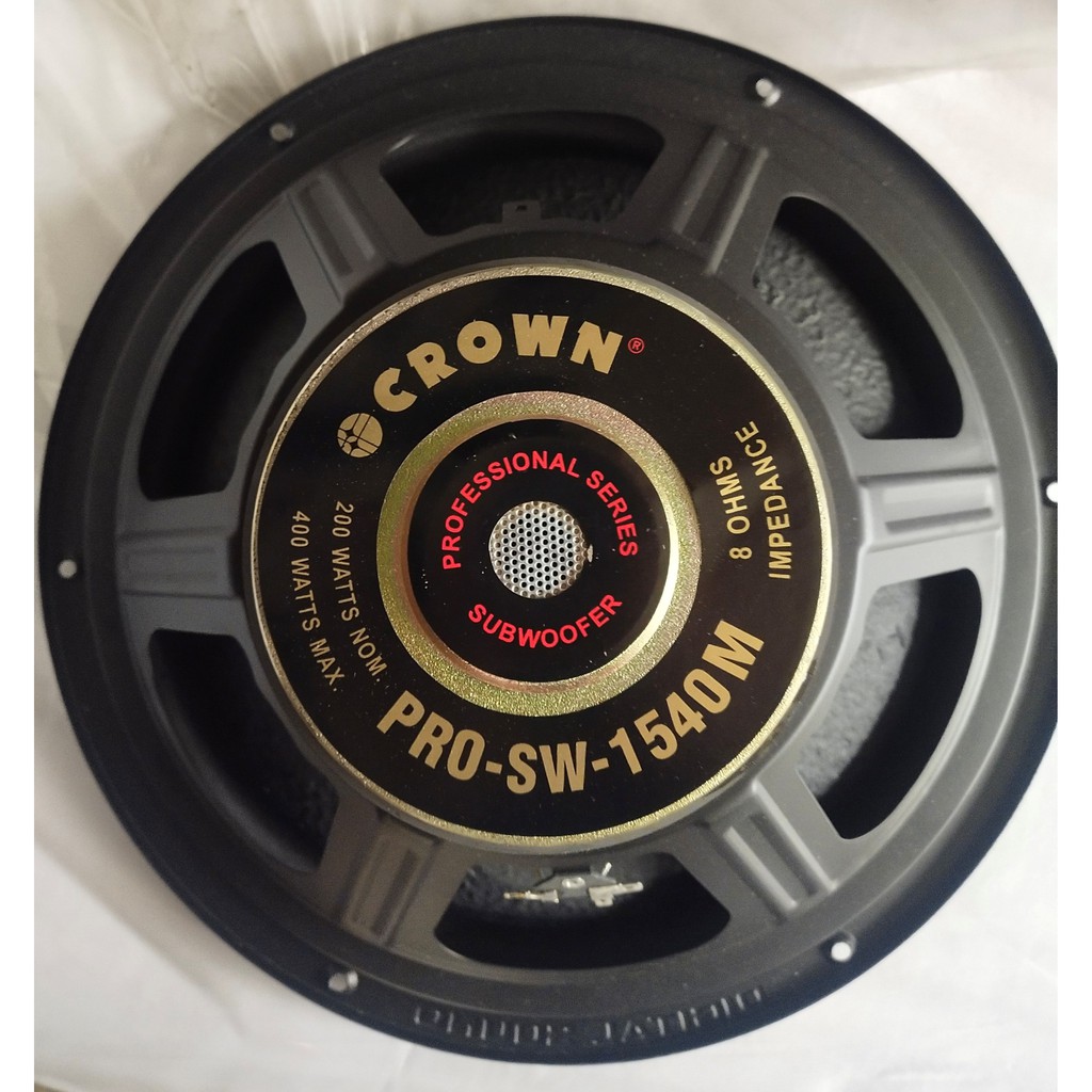 CROWN PRO-SW-1540 SUBWOOFER SPEAKER 200- 400 WATTTS | Shopee Philippines