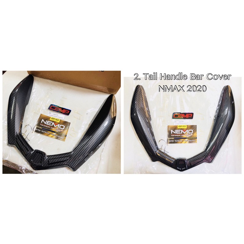 Nemo Tail Handle Bar Cover Carbon Garnish no.02 NMAX 2020 V2 | Shopee ...