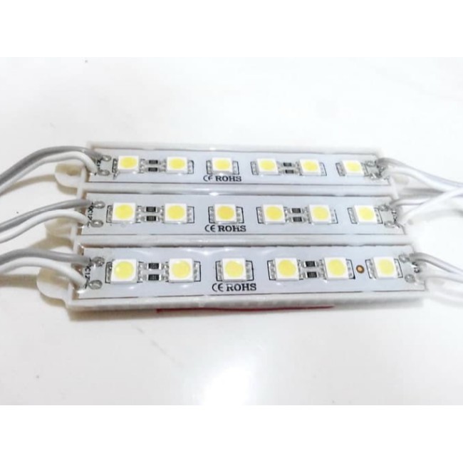 MATA Led MODULE SMD 5050 6 EYE 12V WATERPROOF 6 LED PERSTRIP CAR MOTORCYCLE-BLUE | Shopee ...