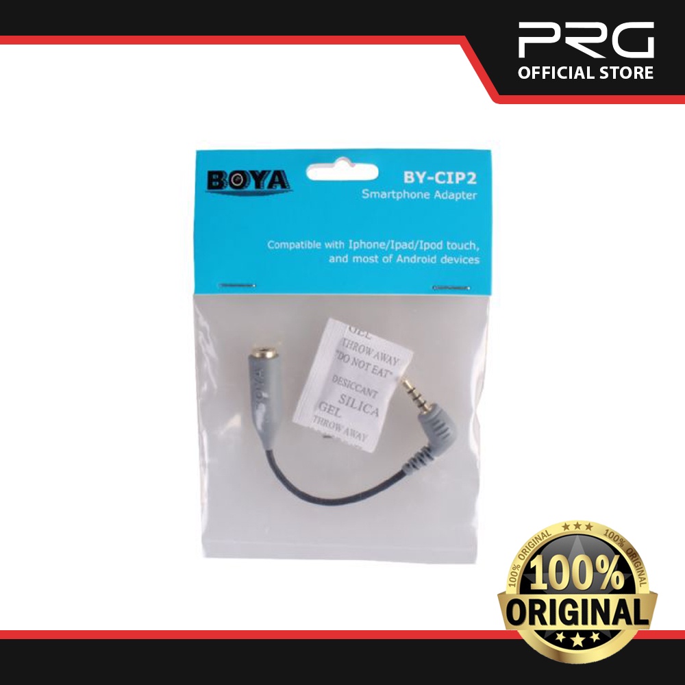 Boya Smartphone Adapter 3.5mm TRS to TRRS BY-CIP2 | Shopee Philippines