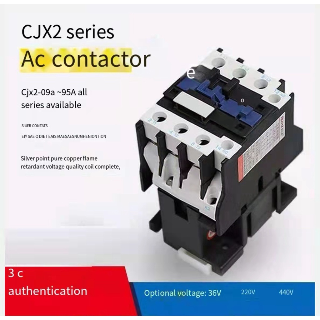 9A to 32A AC Magnetic Contactor CJX2-0910 CJX2-1210 CJX2-1810 CJX2-2510 CJX2-3210 | Shopee ...