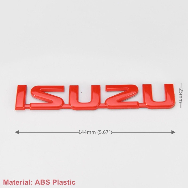 3D Car Emblem Sticker Rear Trunk & Front Grille 4X4 SPORT D-MAX Logo ...