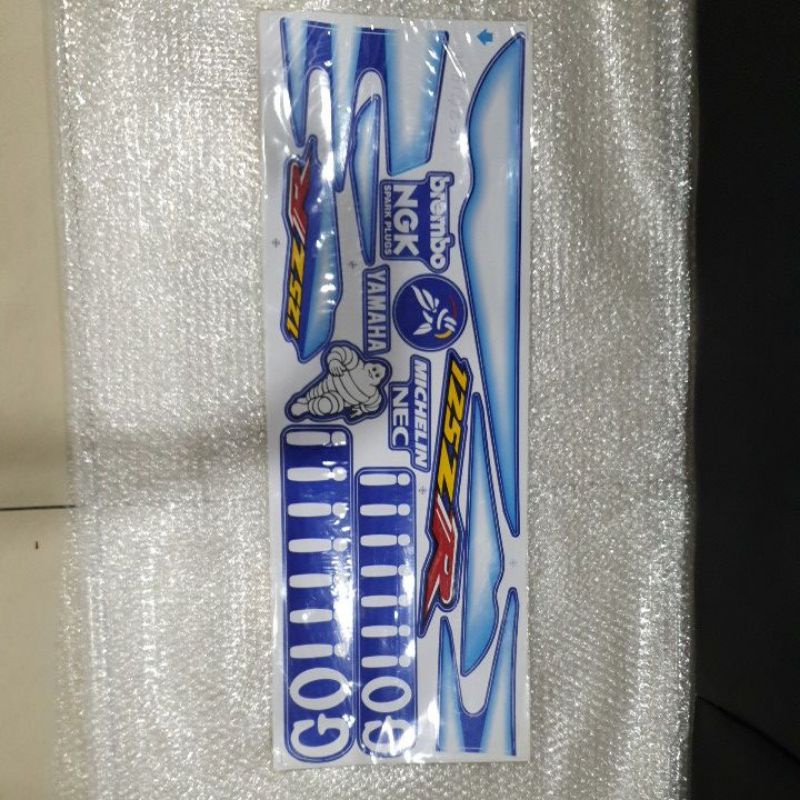 125zr body sticker 7 blue gogogo | Shopee Philippines