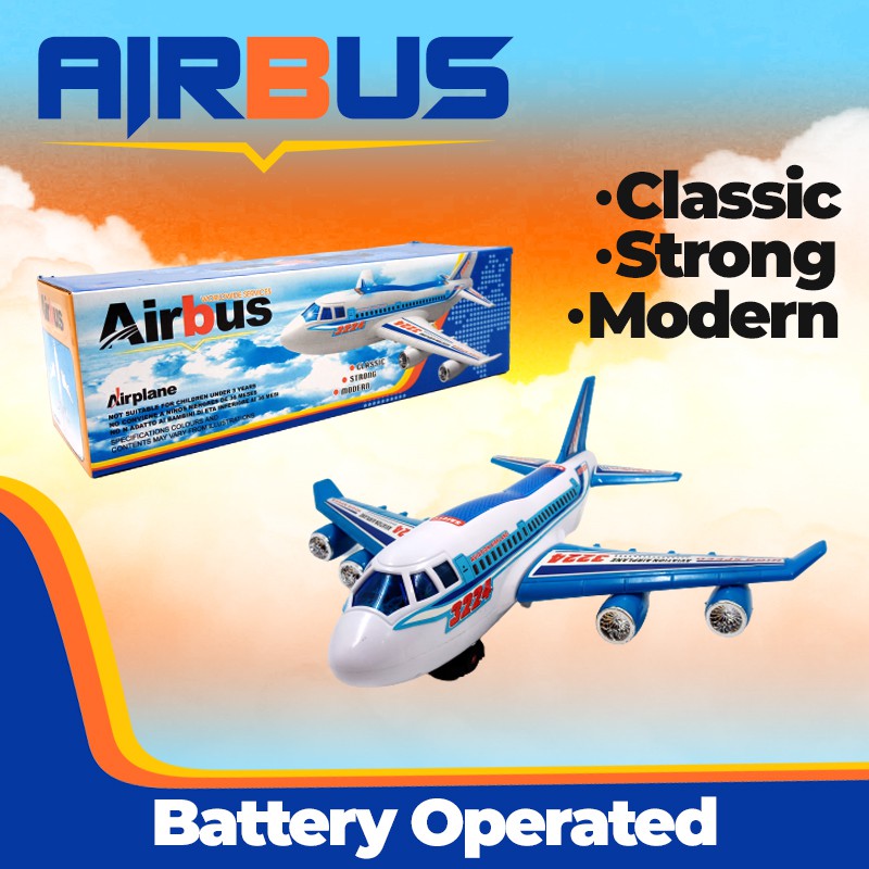 Airbus Model Airplane Toy Omni -Directional with Lights and Sounds ...