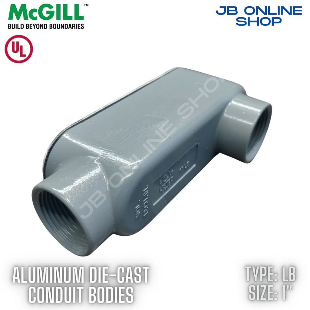McGILL LB Conduit Body Aluminum Die-Cast UL Standard High Quality | Shopee Philippines