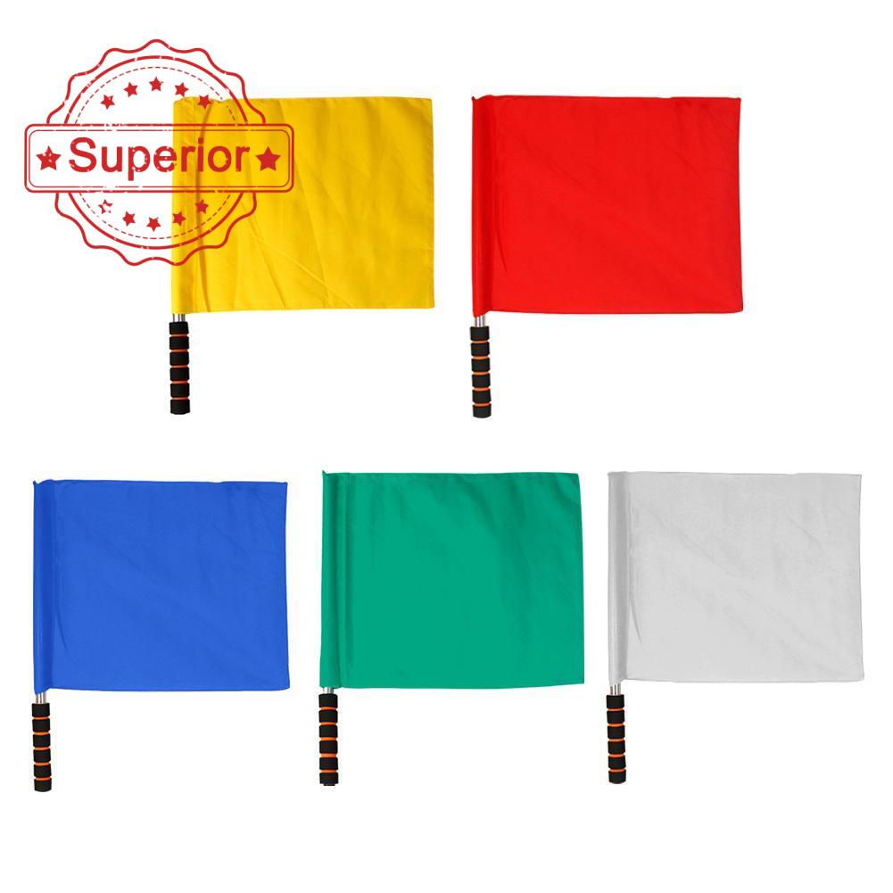 READY STOCK Referee Flag Command Flag Track And Field Stainless Flag ...